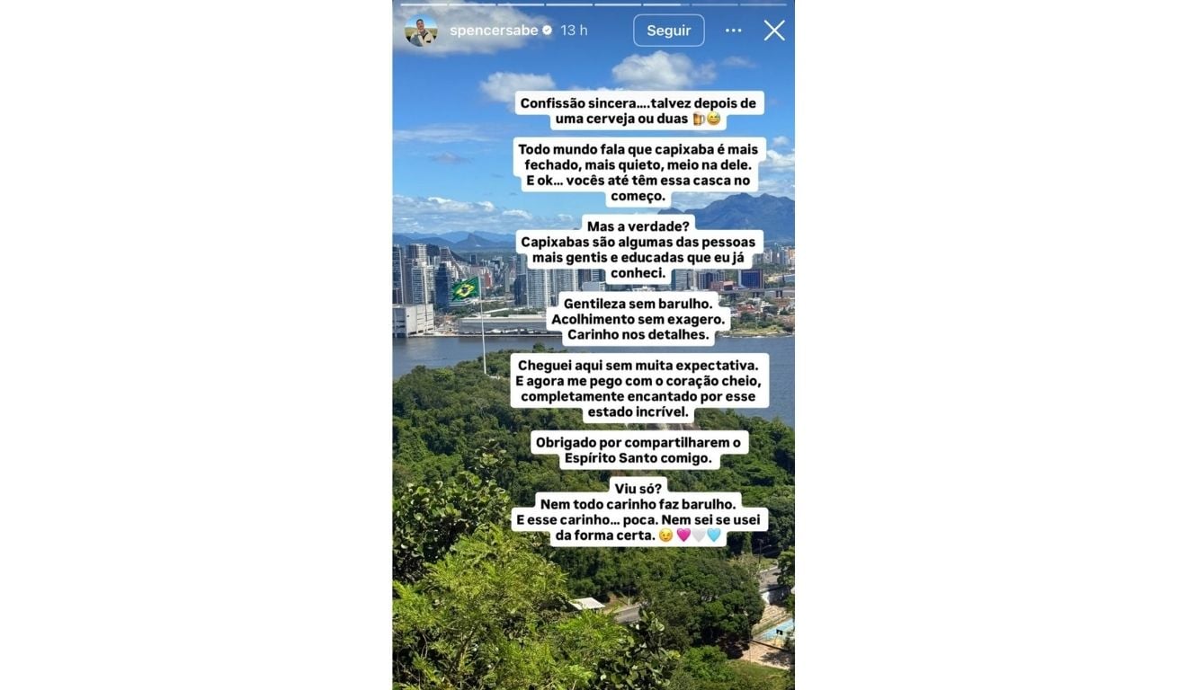 Gringo prova moqueca capixaba e adora: "O resto é peixada"